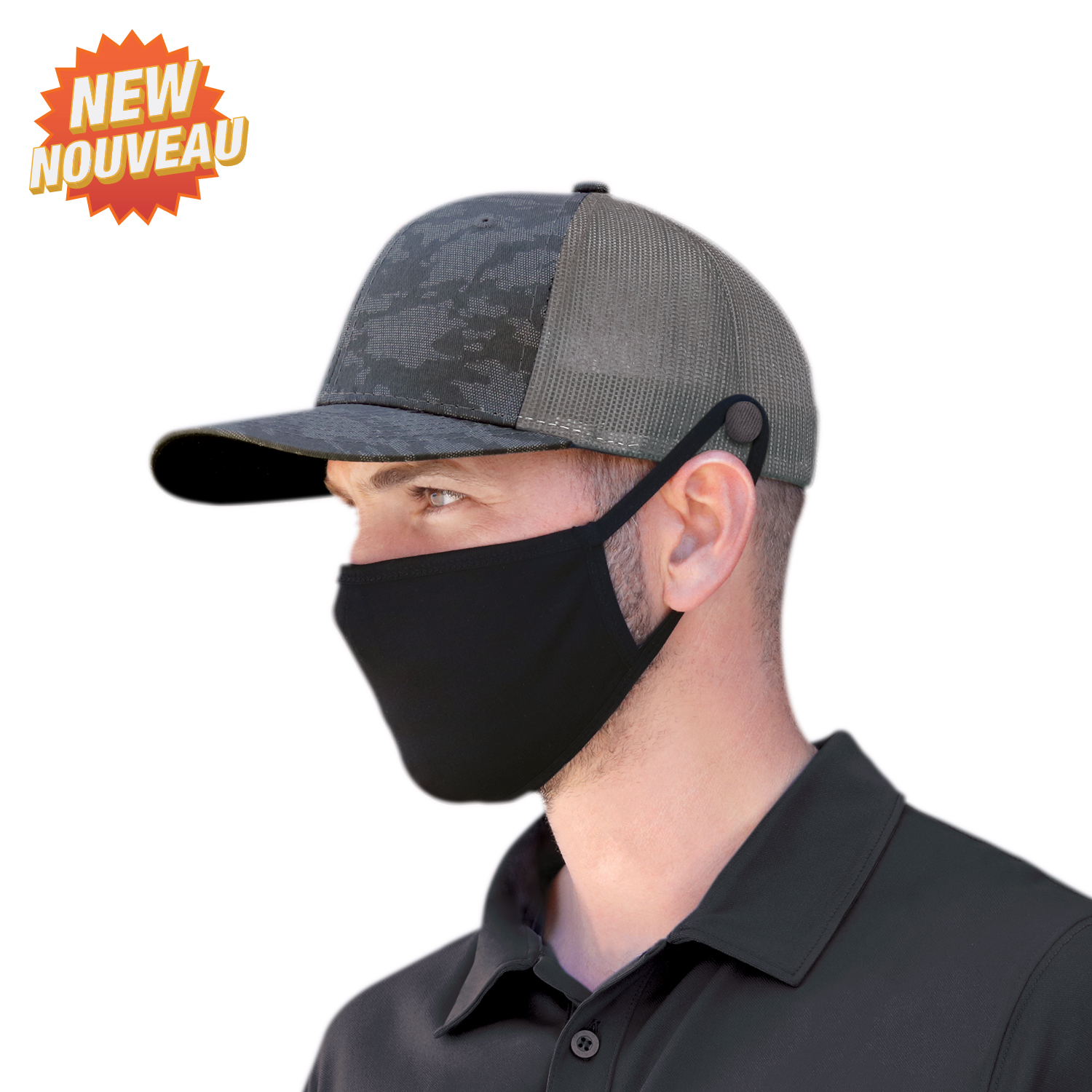 Side Button Mask Holding Set - Bulk PPE Products Canada